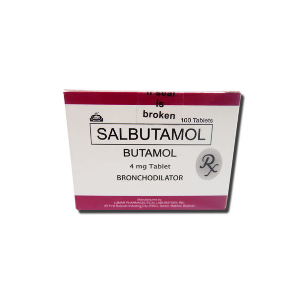 BUTAMOL Salbutamol 4mg Tablet 100's price in the Philippines | MedsGo ...